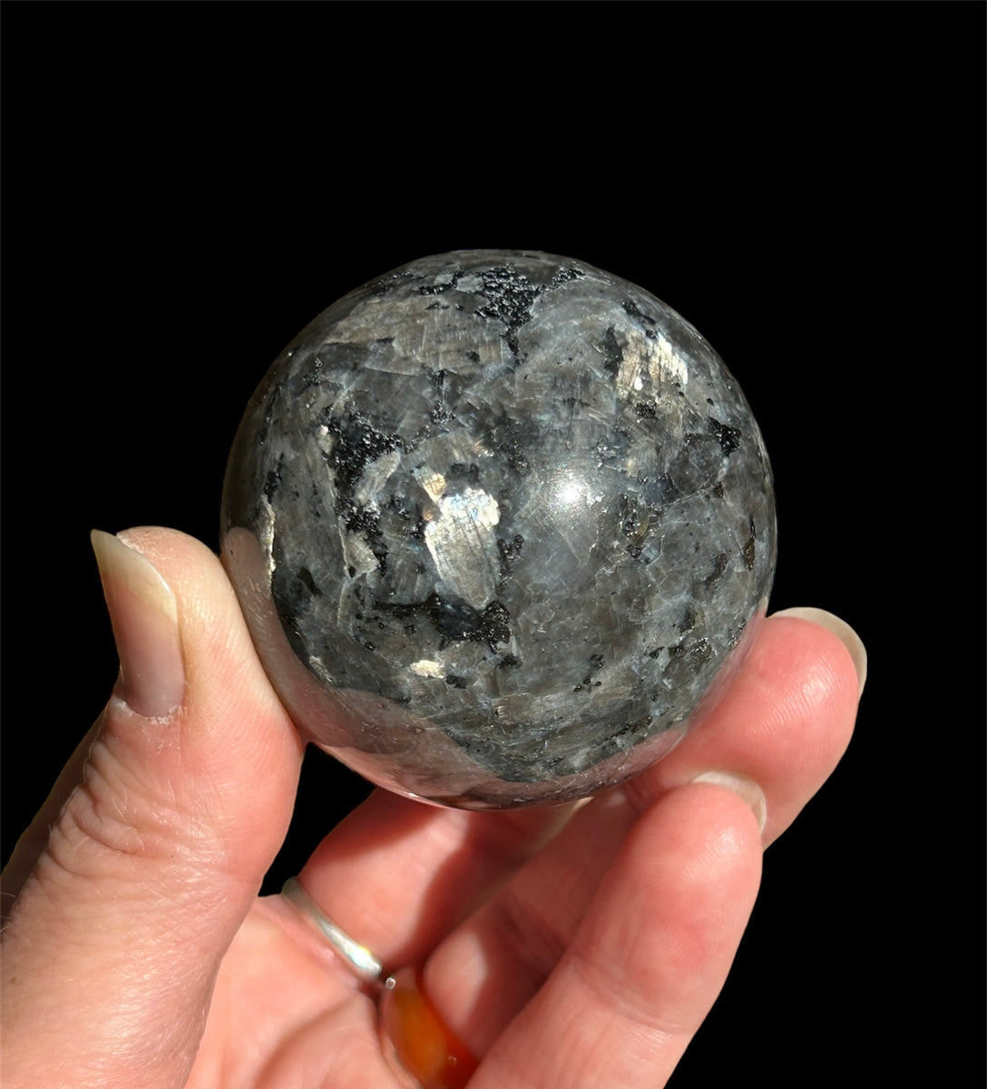Larvikite Sphere 50mm - 55mm – Crystal Rainbow
