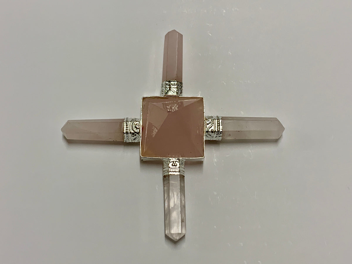 Four Point Generator - Rose Quartz – Crystal Rainbow